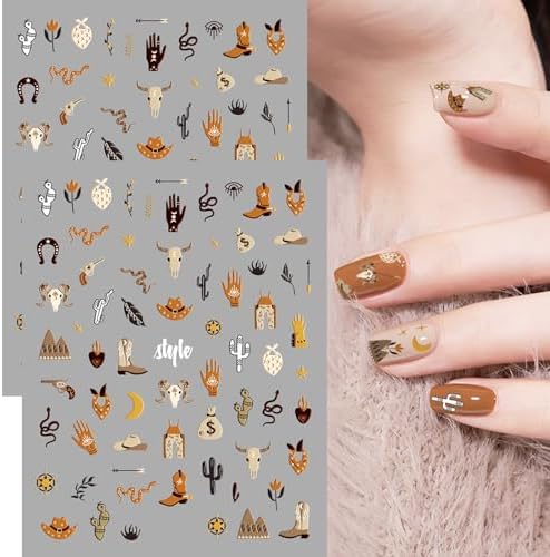 Amazon.com: Cute Highland Cows Nail Art Decals : Beauty & Personal Care
