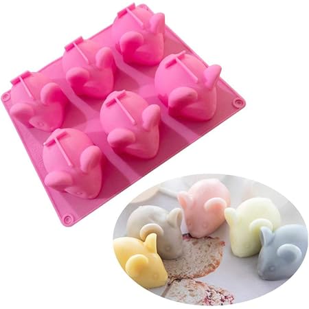 S4U 6 Cell Silicone Easy Choc Chocolate/Sugar Mice Mould : Amazon.co.uk ...