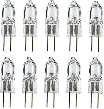 DLEDMOP Halogen Light Bulb 6V 10W G4 Bi-pin Quartz Halogen Light Bulb ...