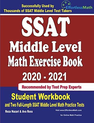 SSAT Middle Level Math Exercise Book 2020-2021: Student Workbook and ...