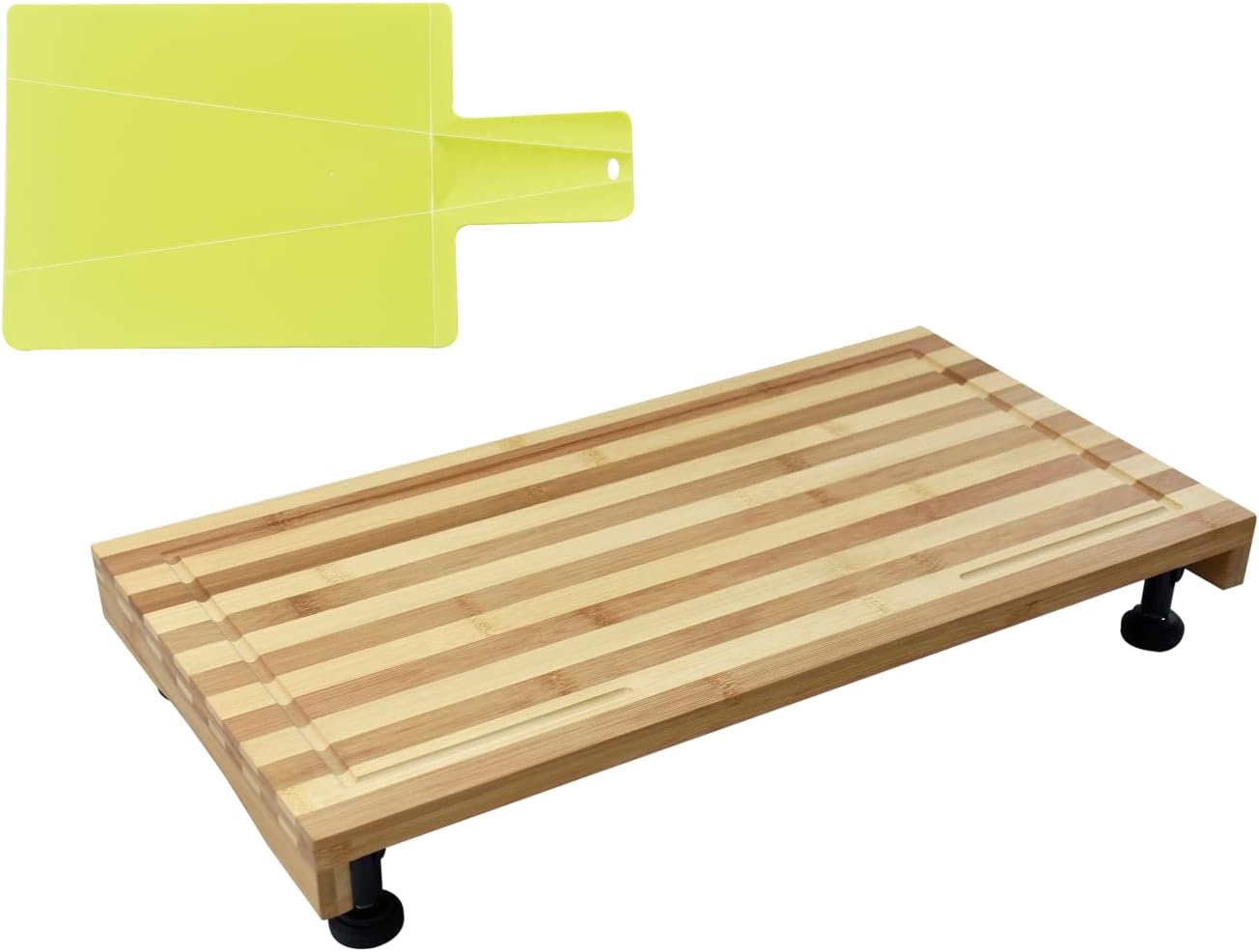 Hatillu Bamboo Stove Top Cover Cutting Board, 54 x 29 cm Gas or ...