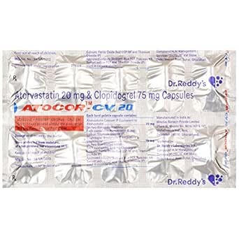 Atocor-CV 20mg - Strip of 10 Capsules : Amazon.in: Health & Personal Care