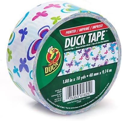 Amazon.com: Duck Brand Butterfly Printed Duct Tape, 10 yards Length x 1 ...