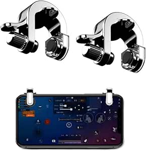 Amazon.com: Mobile Game Trigger Controller 1 Pair 100% Mechanical Metal Trigger for iPhone ...