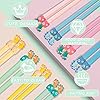 Amazon.com: 4 Pairs Family Reusable Cute Animal Chopsticks, Non-Slip ...