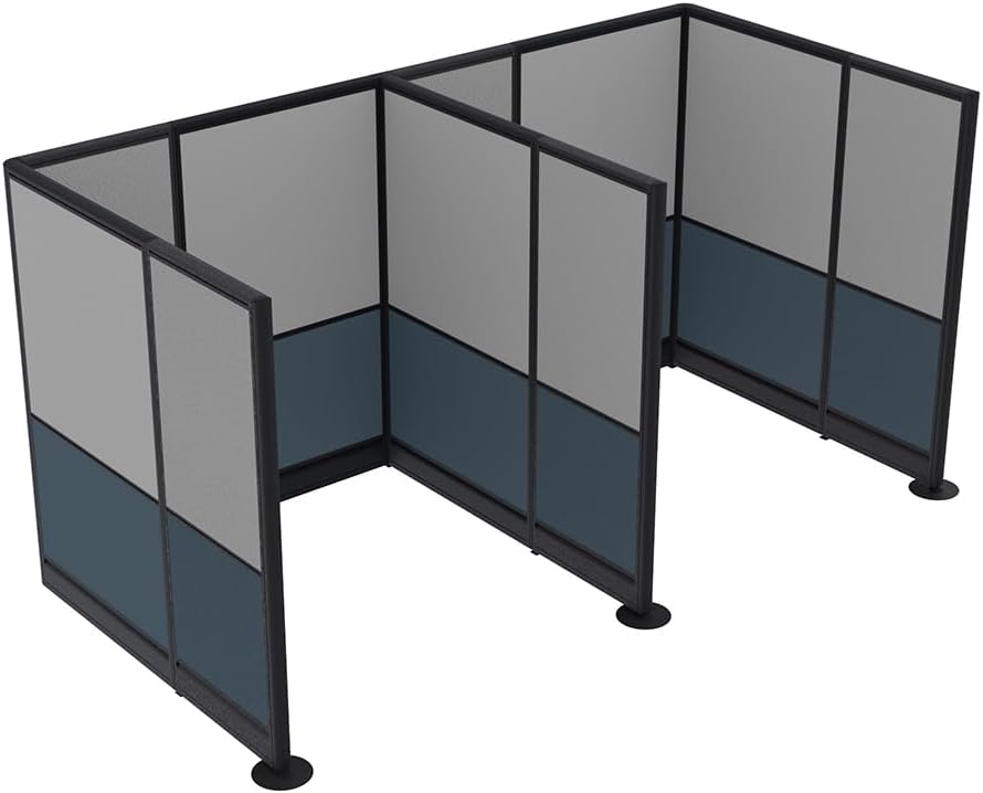 Amazon.com: SKUTCHI DESIGNS INC. 2 Person Workstation Wall Partition ...
