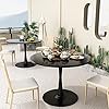 Amazon.com - Recaceik Modern Round Dining Table, 31.5'' Tulip Table ...