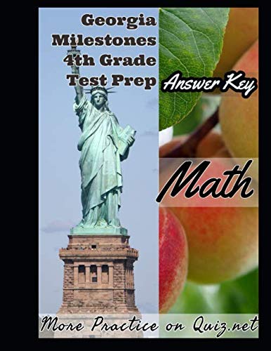 Georgia Milestones Math for 4th Grade Test Prep Answer Key: Learning ...