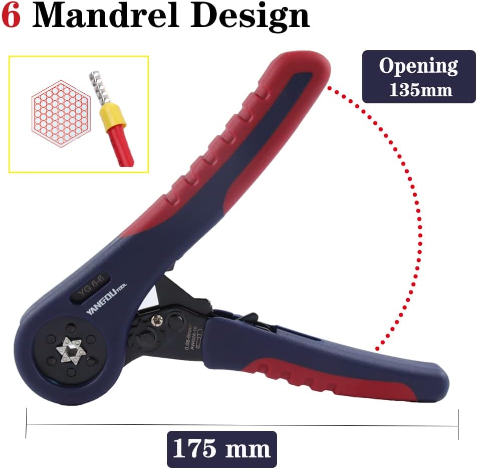 Buy Hexagonal Crimping Tool,Yangoutool Unique Patented Design Ferrules ...