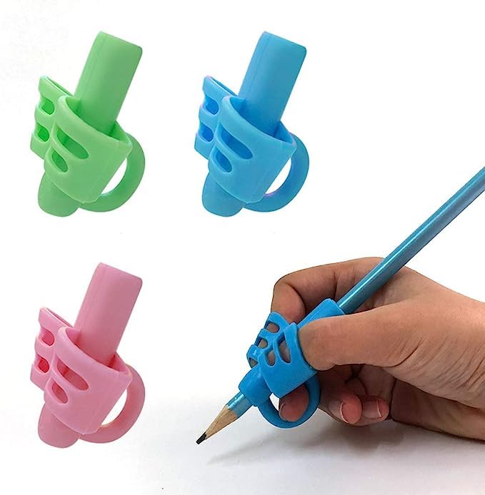 TREXEE Soft Silicone Pencil Grips Pencil Holder Writing Aid Grip for ...