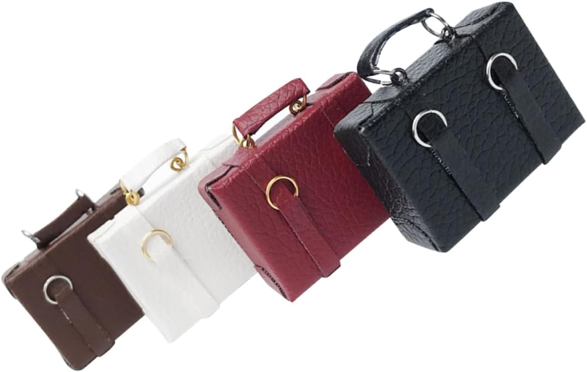 Amazon.com: Vintage Trunk 4Pcs Bags Suitcase Toy Miniature Suitcase ...
