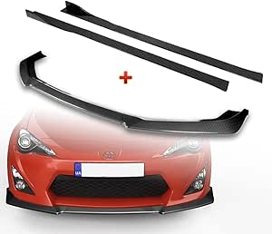 Amazon.com: Q1-TECH, 9-Piece Front Bumper Lip & Side Skirt Extensions ...