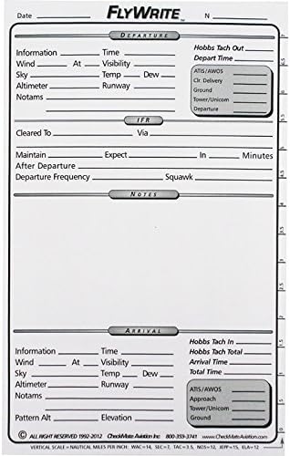 Checkmate FlyWrite Cockpit Writing Pad : Amazon.co.uk: Stationery ...