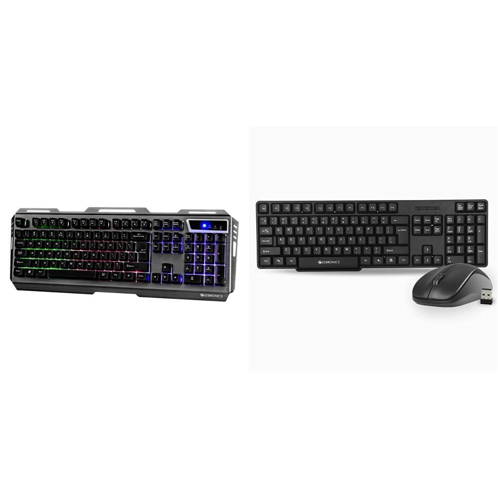 Amazon.in: Buy Zebronics Zeb-Transformer-k USB Gaming Keyboard with ...