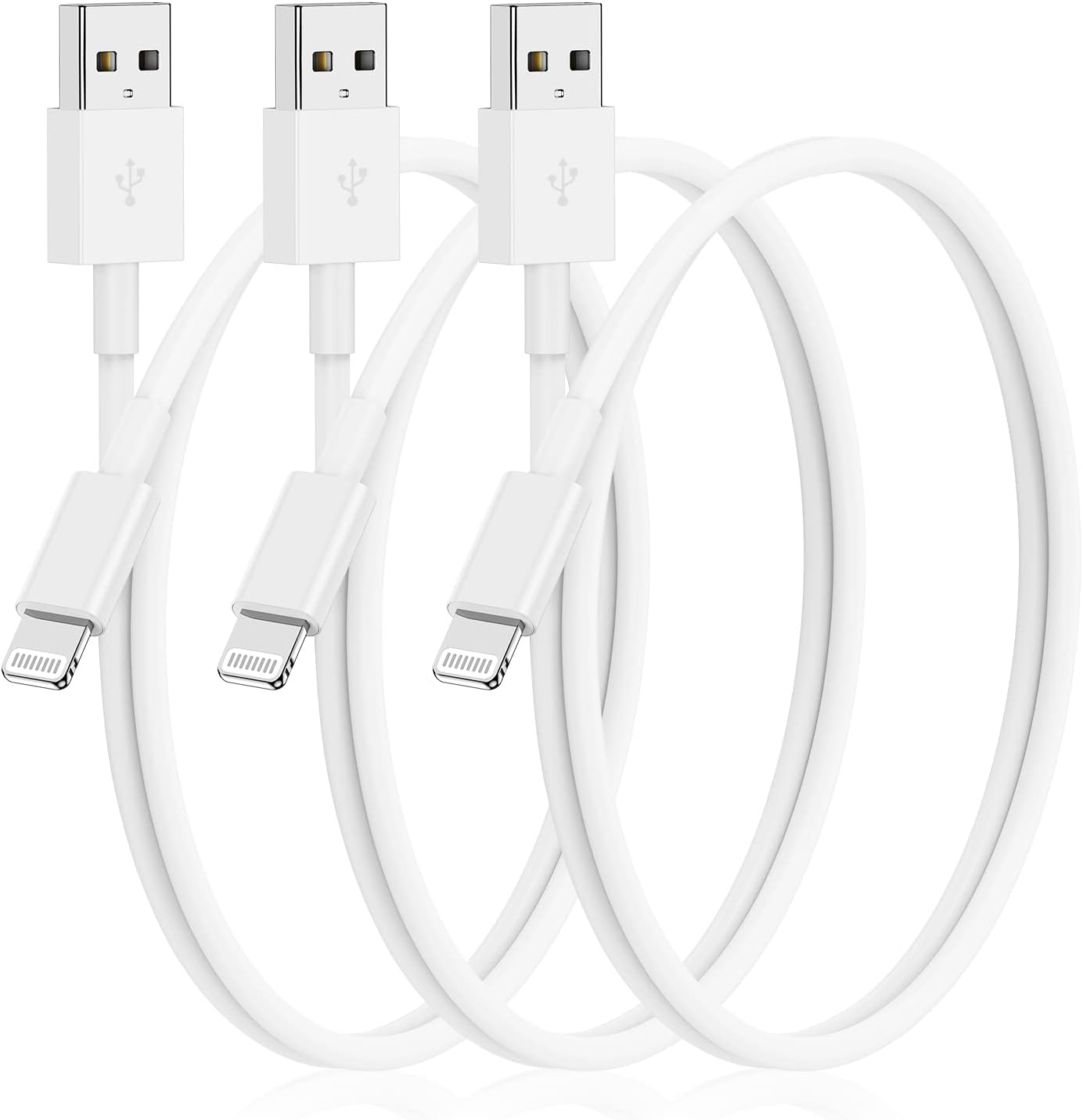 Amazon.com: G-Cord Apple MFI Certified Short Lightning to USB Charging ...
