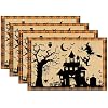 Amazon.com: Halloween Placemats Set of 4, 12x18 Inch Halloween Place ...