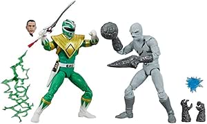 Amazon.com: Power Rangers Rayo Green Ranger vs. Masilla Patrulla 6 ...