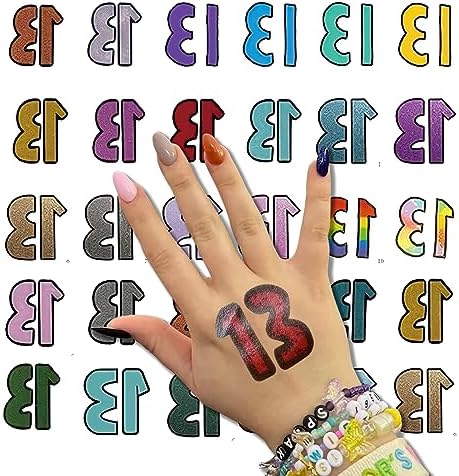 Amazon.com : Tuoshei 36 Pcs Eras Tour Merch,13 Temporary Tattoo,13 ...