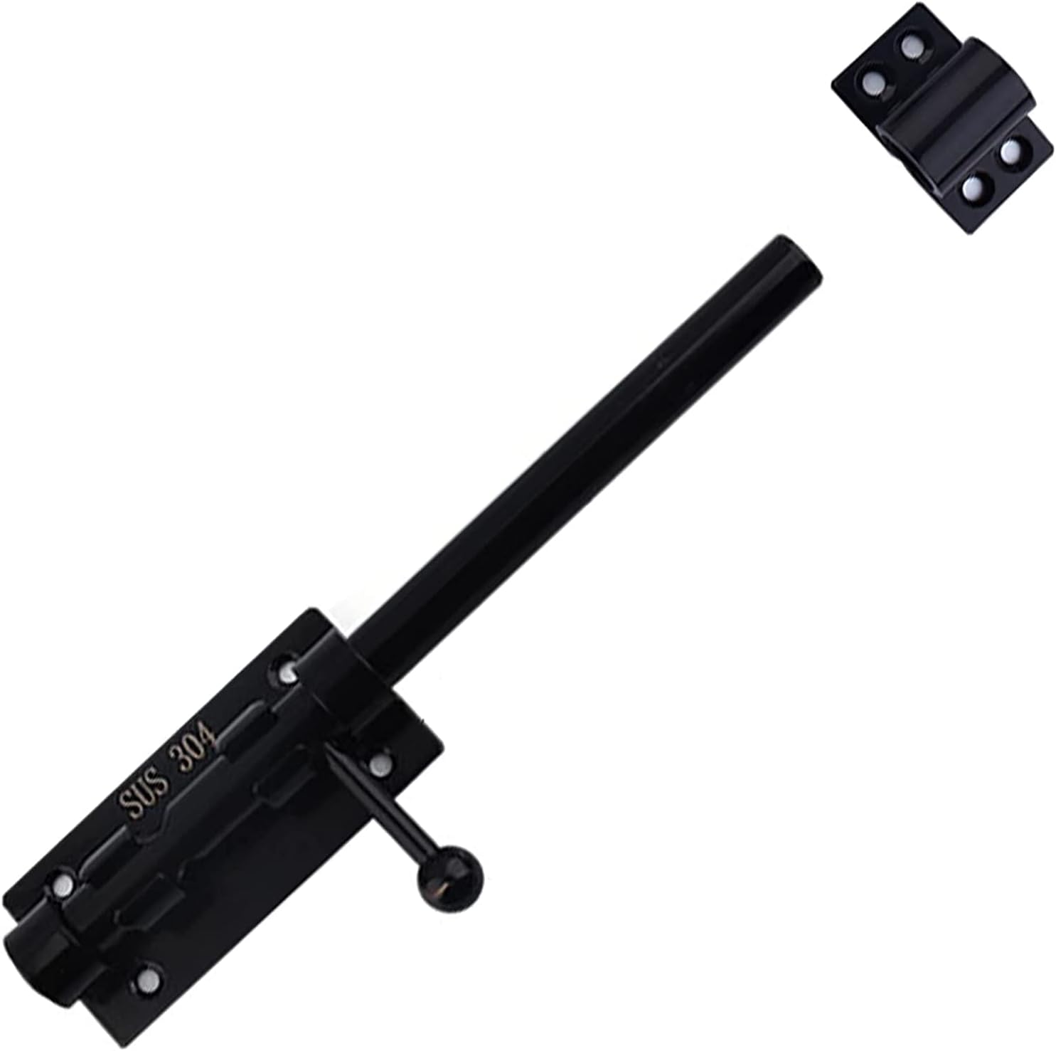 Amazon.com: Tower bolt,Slide Bolt,Solid Cast 304 Stainless Steel Barrel ...