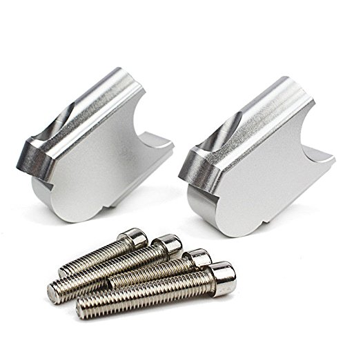 DishKooker CNC Machining Handlebar Risers Bar Clamp Extend Adapter with ...