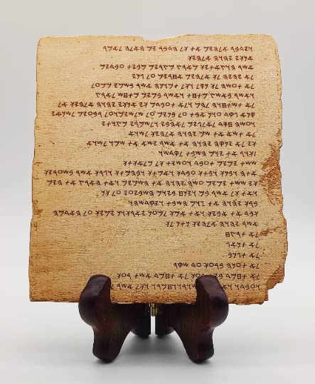 Amazon.com: The 10 Commandments in Ancient Paleo Hebrew Laser Engraved ...