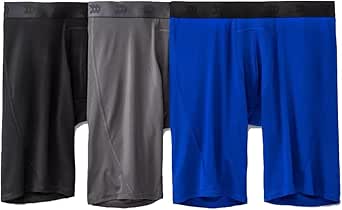 All in Motion Men's Jersey Mesh Performance 3pk Long Leg Boxer Briefs ...