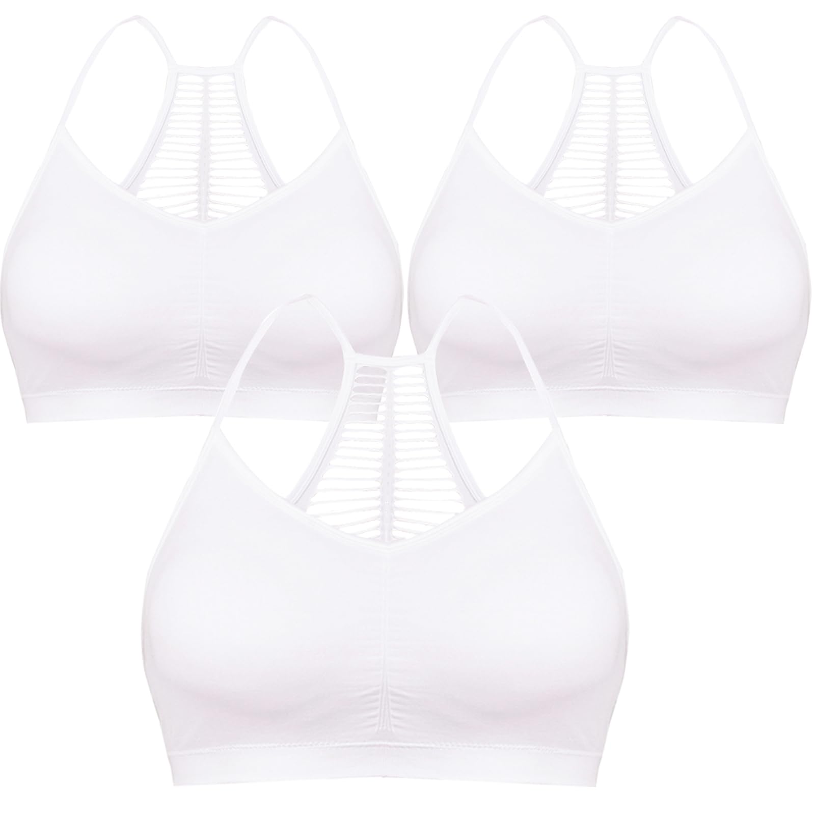 1 x Brand New RubyRunk 3 Piece Sports Bra Shoulder Strap Mesh sStyle ...