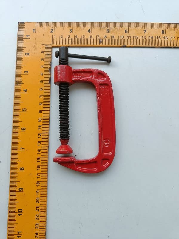 FTE G Clamp | 3 INCH - Heavy Duty, Robust | Red : Amazon.in: Home ...