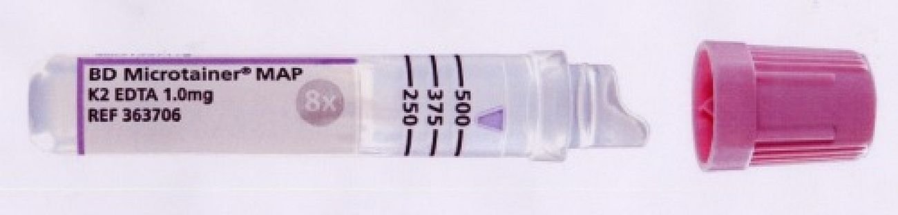 Bd Microtainer Blood Collection Tubes Map Microtube For Automated ...