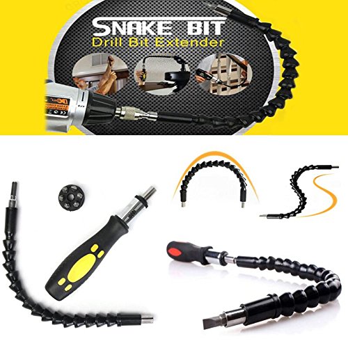 Snake Bit Flexible Power Drill Bit Extender Flexible Extension ...