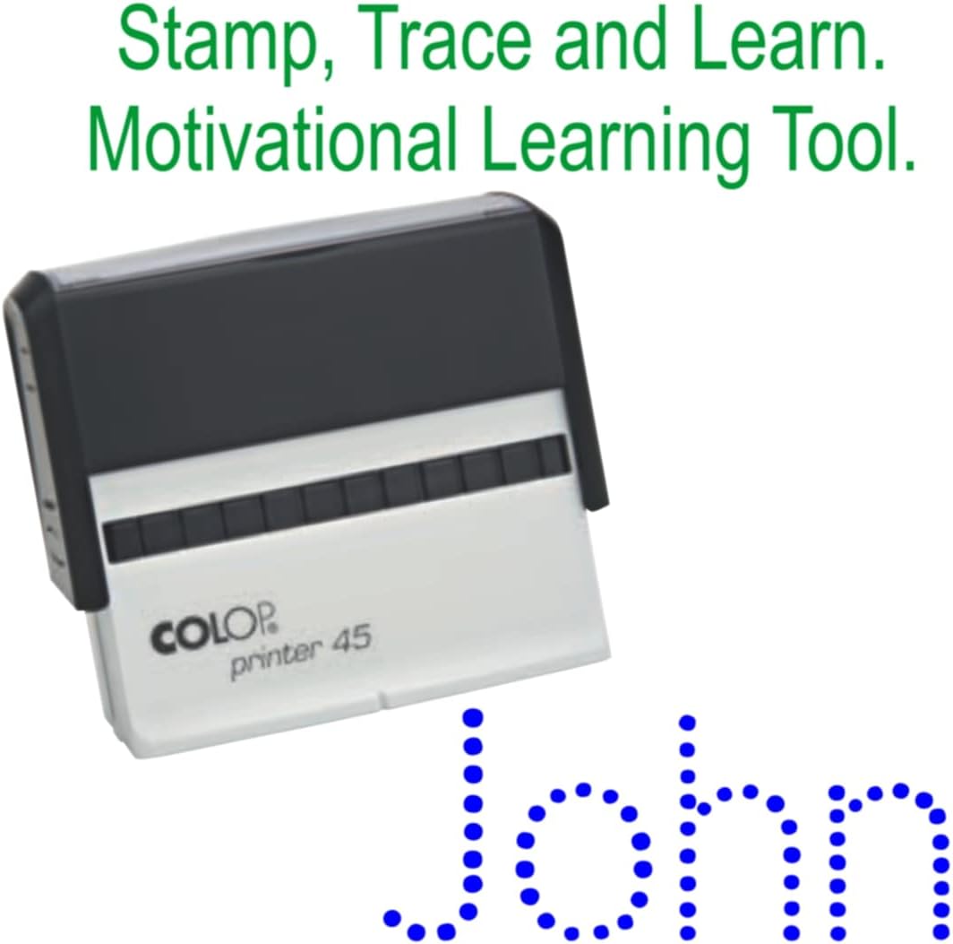 Amazon.com : Custom Name Stamp-Stamp, Trace and Learn to Write Your ...