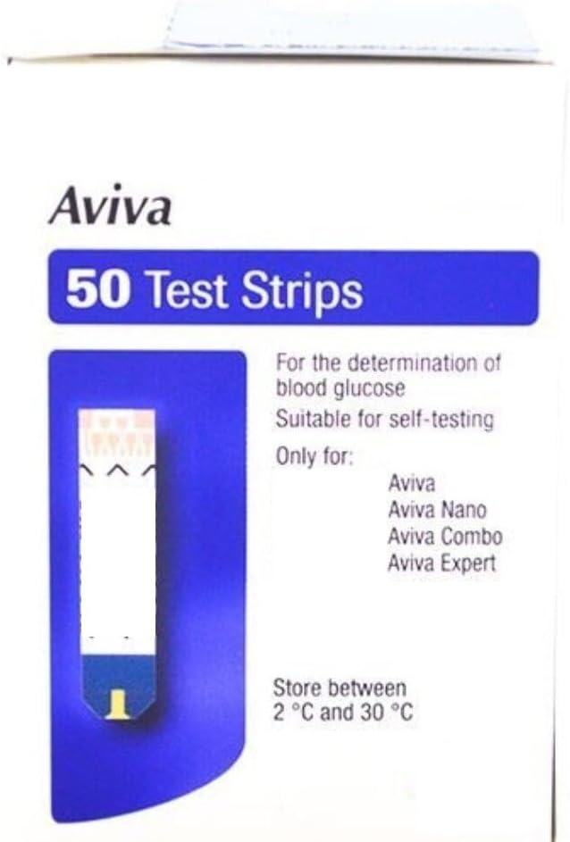 Amazon.com: Blood Glucose Test Strips, Compatible with A-Viva ...
