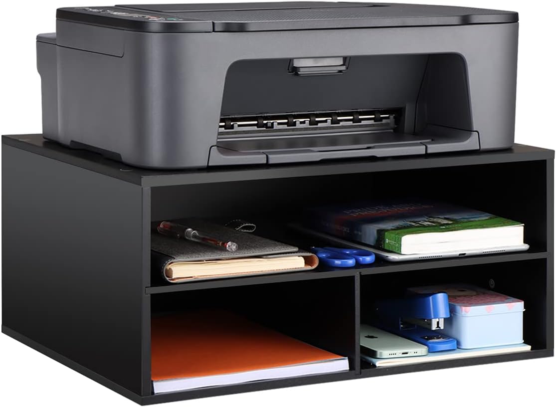 Amazon.com: Yamazaki Home Desktop Printer Stand - Computer Accessory ...