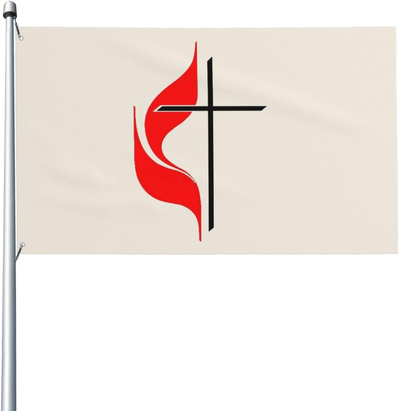 Amazon.com : United Methodist Church Home Flag 3x5 Ft Garden Flag ...