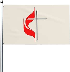 Amazon.com : United Methodist Church Home Flag 3x5 Ft Garden Flag ...