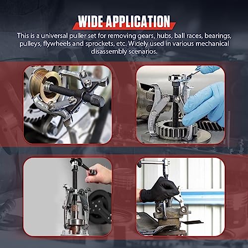 Snapklik.com : Gear Hub Pulley Puller Bearing Separator 2 & 3 Jaw 3 4 6 ...