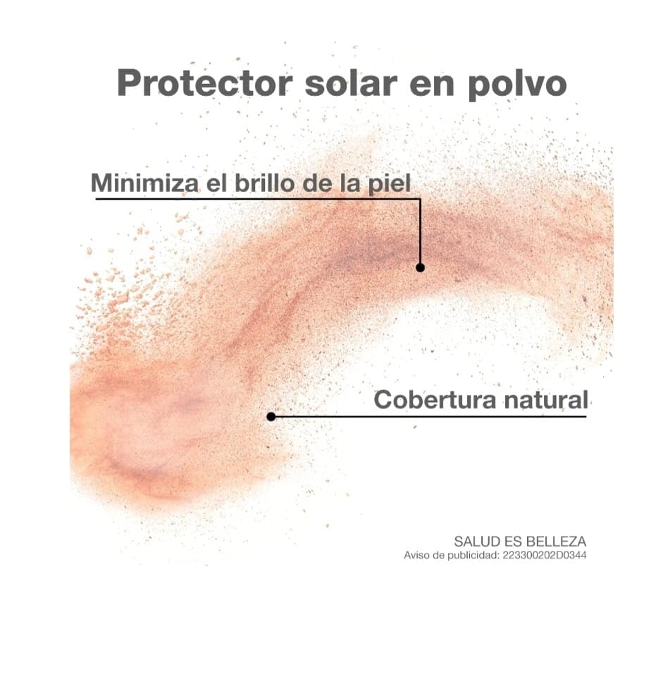 Fotosun UV 100 Protector Solar Cepillo y Polvo para Cara con Brocha ...