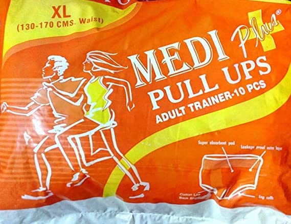 Mediplus Adult Pull up Diapers (130-170 cm Waist, XL) : Amazon.in ...