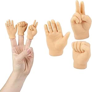 Amazon.com: Tiny Hands Finger Puppets, Realistic Feeling Tiny Finger ...