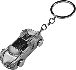 Amazon.com: LHDOS Mini Convertible Racing Car Model Keychain - Creative ...