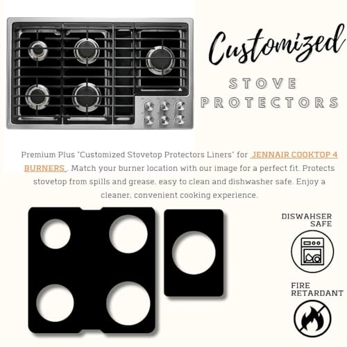 Premium Plus Stove Protectors for Jennair Gas cooktop Model JGD3536GS ...