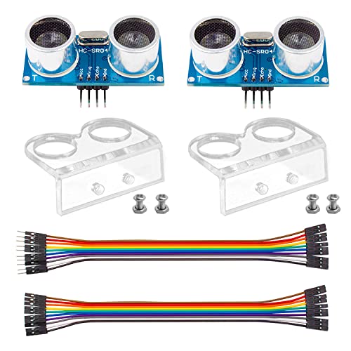 Snapklik.com : 2pcs Ultrasonic Sensor Module HC-SR04 For Arduino, Distance Sensors
