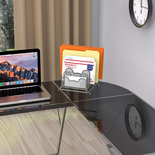 Snapklik.com : SimpleHouseware Desk 5 Sections Step File Sorter Organizer