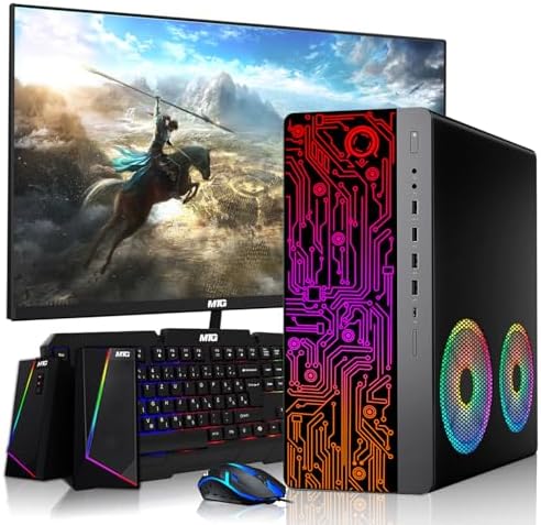 Amazon.com: HP Z1 Desktop RGB Computer PC Intel i7-9th Gen, 16GB DDR4 ...