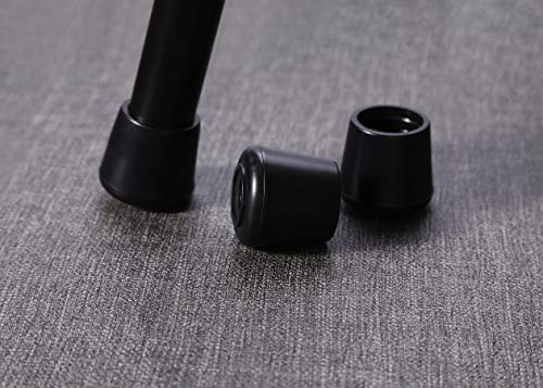 Snapklik.com : Furnigear Chair Leg Tips Caps Non-Slip Rubber Leg Tips 1 ...