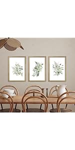 Amazon.com: Set Of 3 Wild Woodland Nursery Animals Wall Art Decor 16x11 ...