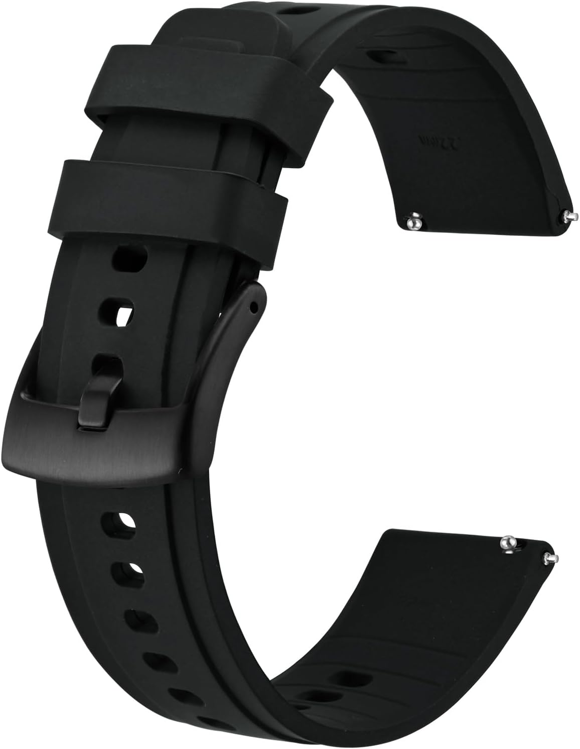 BISONSTRAP 20mm 22mm Silicone Watch Bands, Flexible Rubber Watch Straps ...