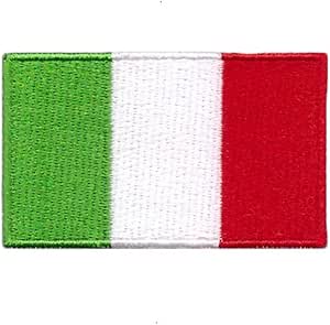 Amazon.com: Ruoming 1 PCS Italy Flag Patches Iron On or Sew On Embroidered Tactical Military ...