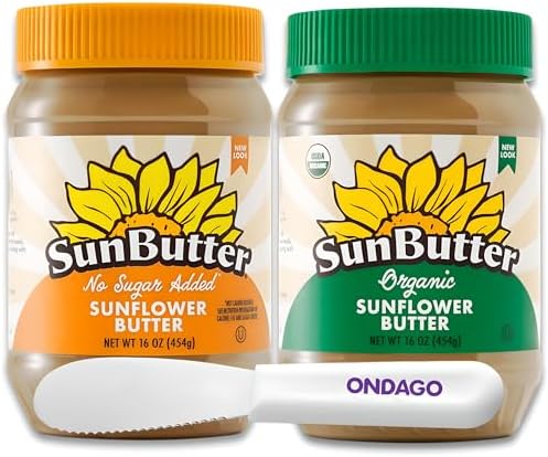 Amazon.com : SunButter Organic Sunflower Butter 16 Ounce (Pack of 3 ...
