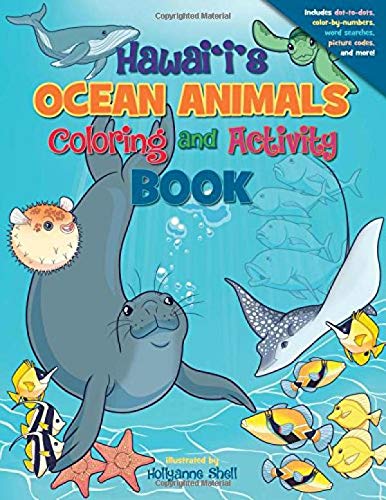 Hawaii's Ocean Animals Coloring and Activity Book : Shell, Hollyanne ...